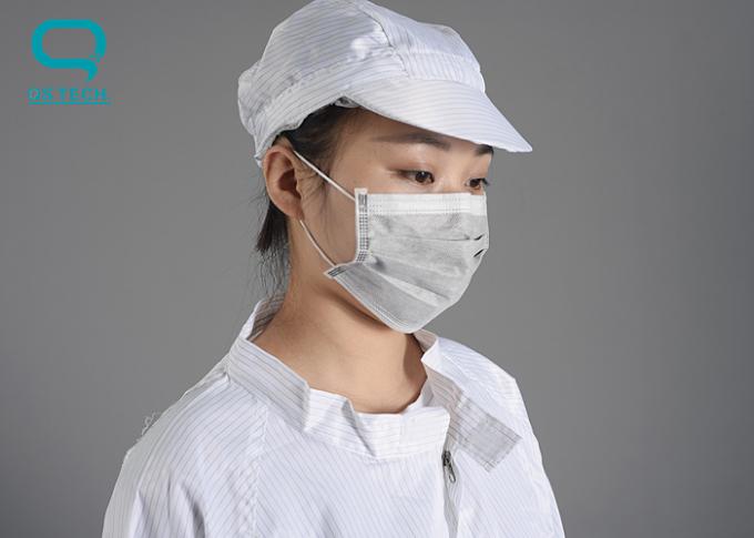 Dust Free ESD Protective Caps , Anti Static Cap 97% Polyester 3% ...