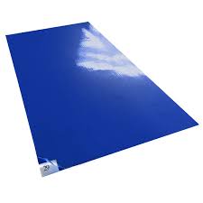 Cleanroom Anti Slip Floor Mat Blue polyethylene Sticky Mats