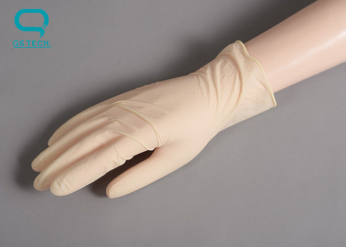 Disposable Cleanroom Gloves Latex Material Stretchable Type For Single ...