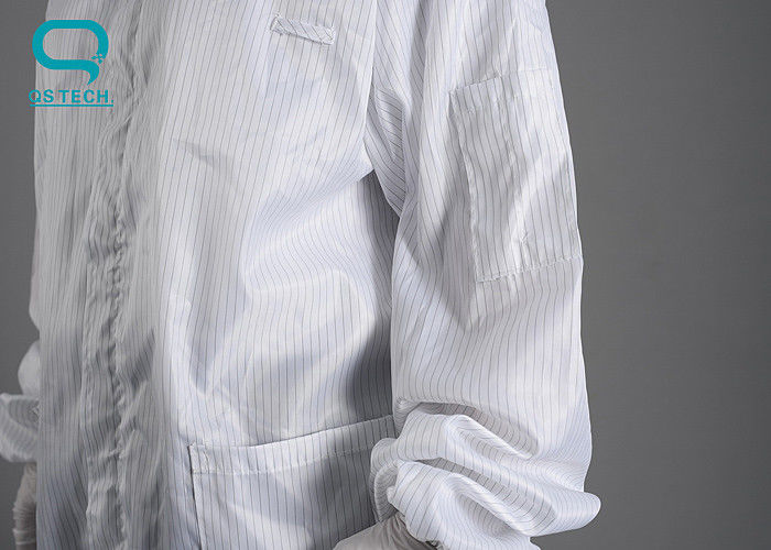 Industrial Cleanroom ESD Smock For Static Contamination Control Size M ...