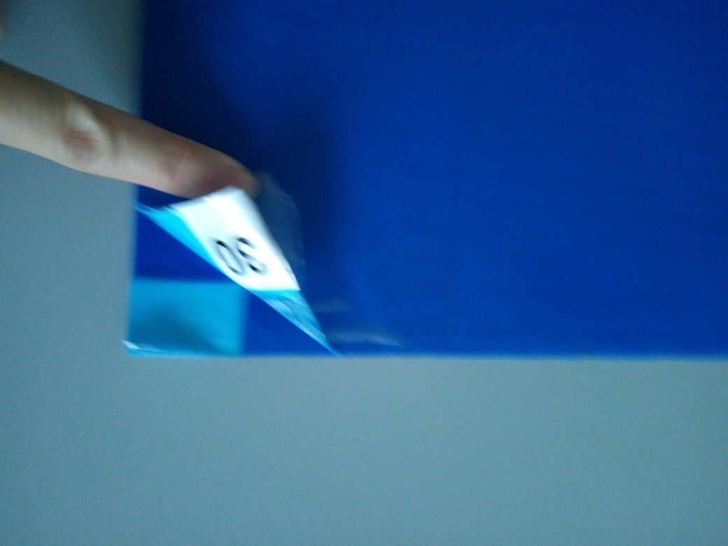 Floor Clean Room Sticky Mats , Cleanroom Tacky Mats 36 In X 36 In Blue