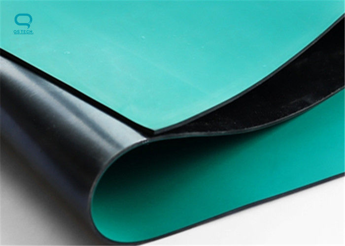 Green Anti Static Slip Workshop Table Mat EPA 2mm 3mm Thickness Rubber