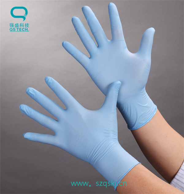 Clean Room Disposable Nitrile Gloves Class 100 9'' / 12'' S / M / L 4 ...