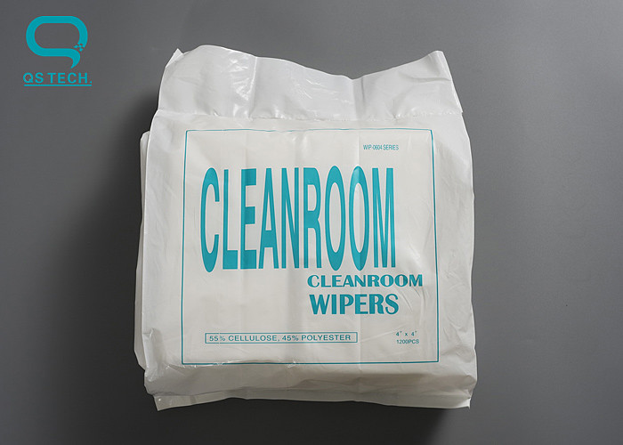 Double Knit Lint Free Polyester Cleanroom Tech Wipes