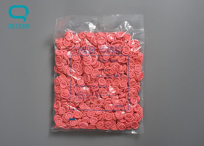 100% Pure Natural Rubber Cleanroom Finger Cots With High Tensile Strenghth