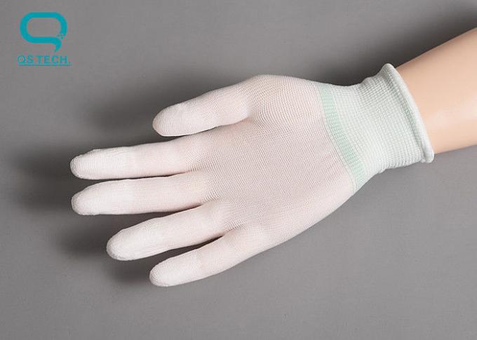 Clean Room Anti Static Gloves For Electrostatic Discharge ESD PU Palm Glove