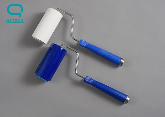 Polyethylene Film Cleanroom Sticky Roller Polyester Blue Color